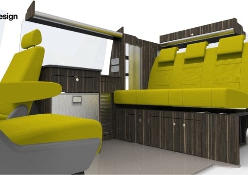 Furniture Kit 1300 RIB seat -VW T5 Short Wheel base vanEVO Design | EVO ...