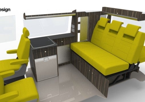 Furniture Kit 1300 RIB seat -VW T5 Short Wheel base vanEVO Design | EVO ...